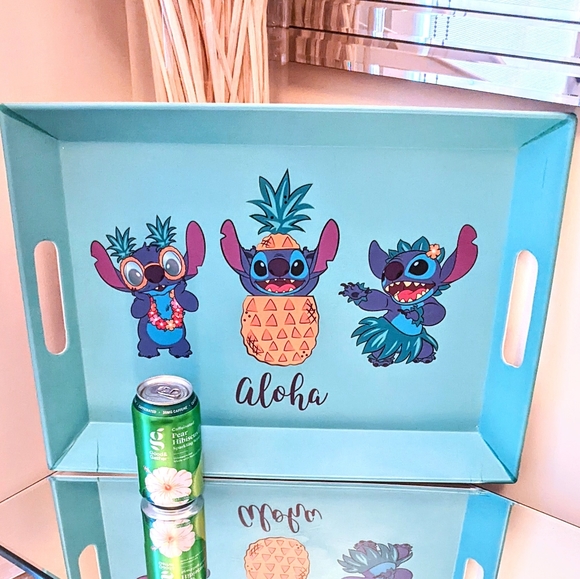 Disney | Accents | Disney Lilo Stitch Aloha Melamine Serving Tray New ...